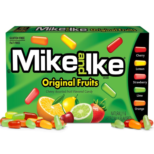 Mike and Ike Original Fruits Candy Lollies Theatre Box 141g - USA