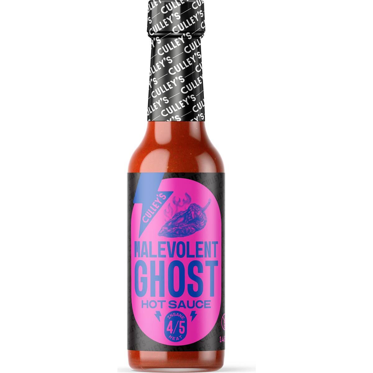 Culleys Malevolent Ghost Hot Sauce Insane Heat 148ml