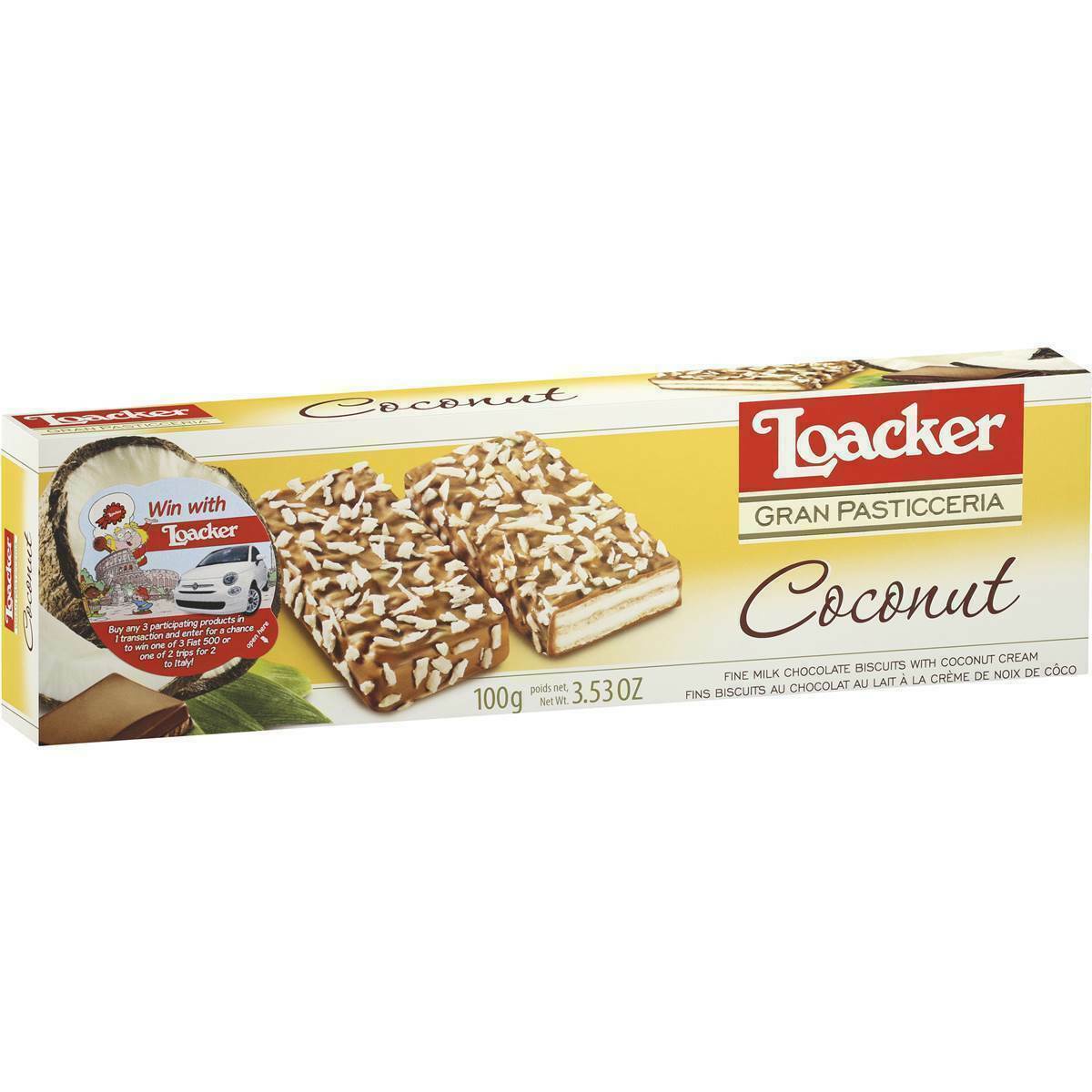 Loacker Wafers Coconut Biscuits 100g