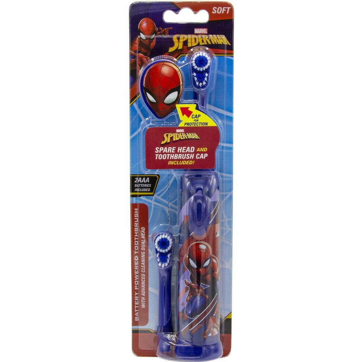 Disney Kids Spiderman Battery Powered Toothbrush