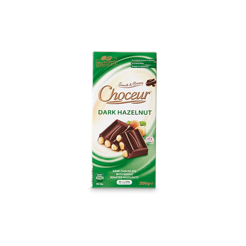 Choceur Dark Hazelnut Chocolate Block Bar 200g - Aldi Chocolate